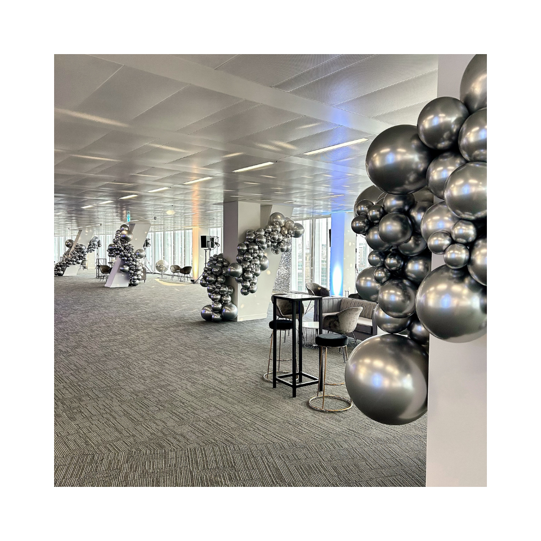 Cascade Balloon Display - Case Study - News UK — London Balloons